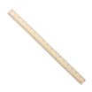 BAZIC Wooden Ruler 12" (30cm), Singel Metal Edge, (3/Pack), 1-Pack ...