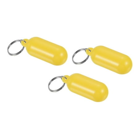 Uxcell Floating Keychain, 3 Pack Plastic Key Float Buoyant Keyrings for ...