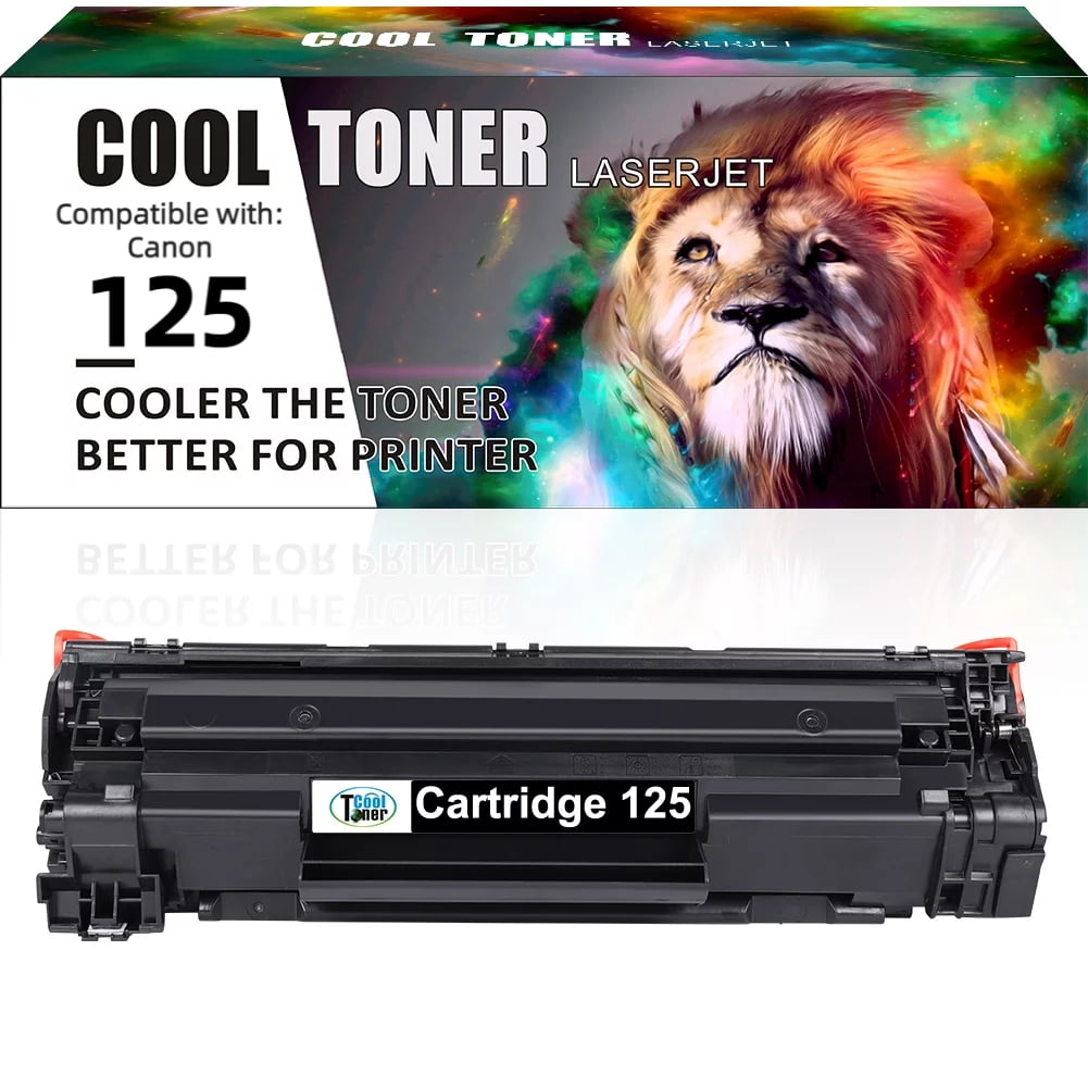Cool Toner 1-Pack Compatible Toner Cartridge for Canon 125 CRG125 Black ...