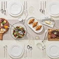 KINGSTONE 53 Pcs 18/10 Stainless Steel Silverware Set with Serving ...