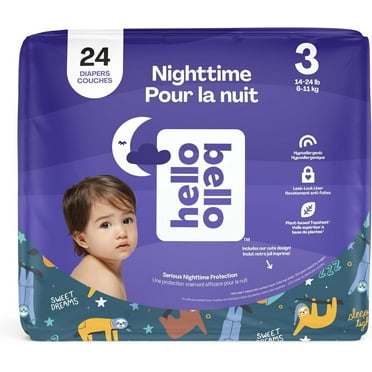 Hello Bello Diapers - Sleepy Sloths - Size 3 (28ct) - Walmart.com