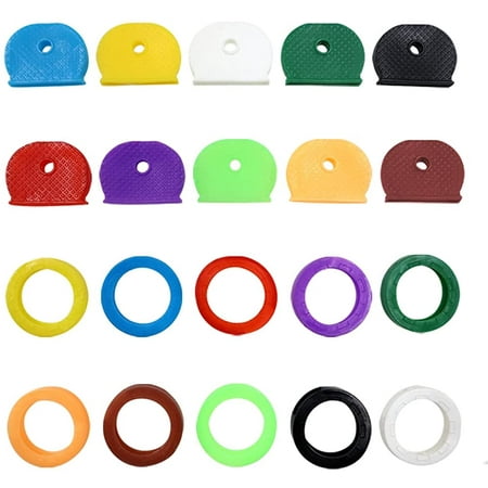 100 Pieces Key Caps Covers, Key Identifier Tag Covers, Key Cap Cover ...