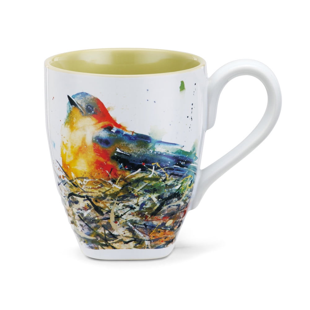 Demdaco - Dean Crouser - 16 oz. Mug - Bird in Nest - Walmart.com