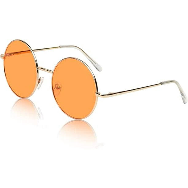 Sunny Pro Big Round Sunglasses Retro Circle Tinted Lens Glasses UV400 ...