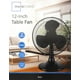 Mainstays 12" 3-Speed Oscillating Table Fan, FT30-13PB, Black - Walmart.com