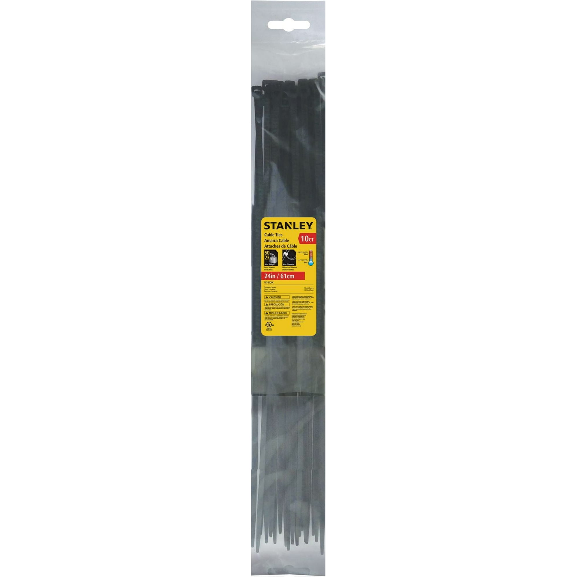 Click here for Stanley 10ct 24 In. Black Cable Ties 1 prices