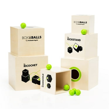 Fat Brain Toys Children's Box & Balls Game Set - Bouncing, Stacking ...