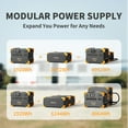 PECRON E2000LFP 1920Wh/2000W Portable Power Station with EB3000-24V ...