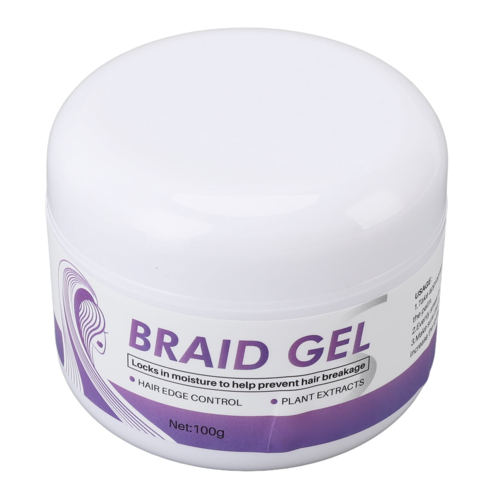 Gel Para Trenzar El Cabello, Gel Para Rastas Fácil De Limpiar, 100 G ...