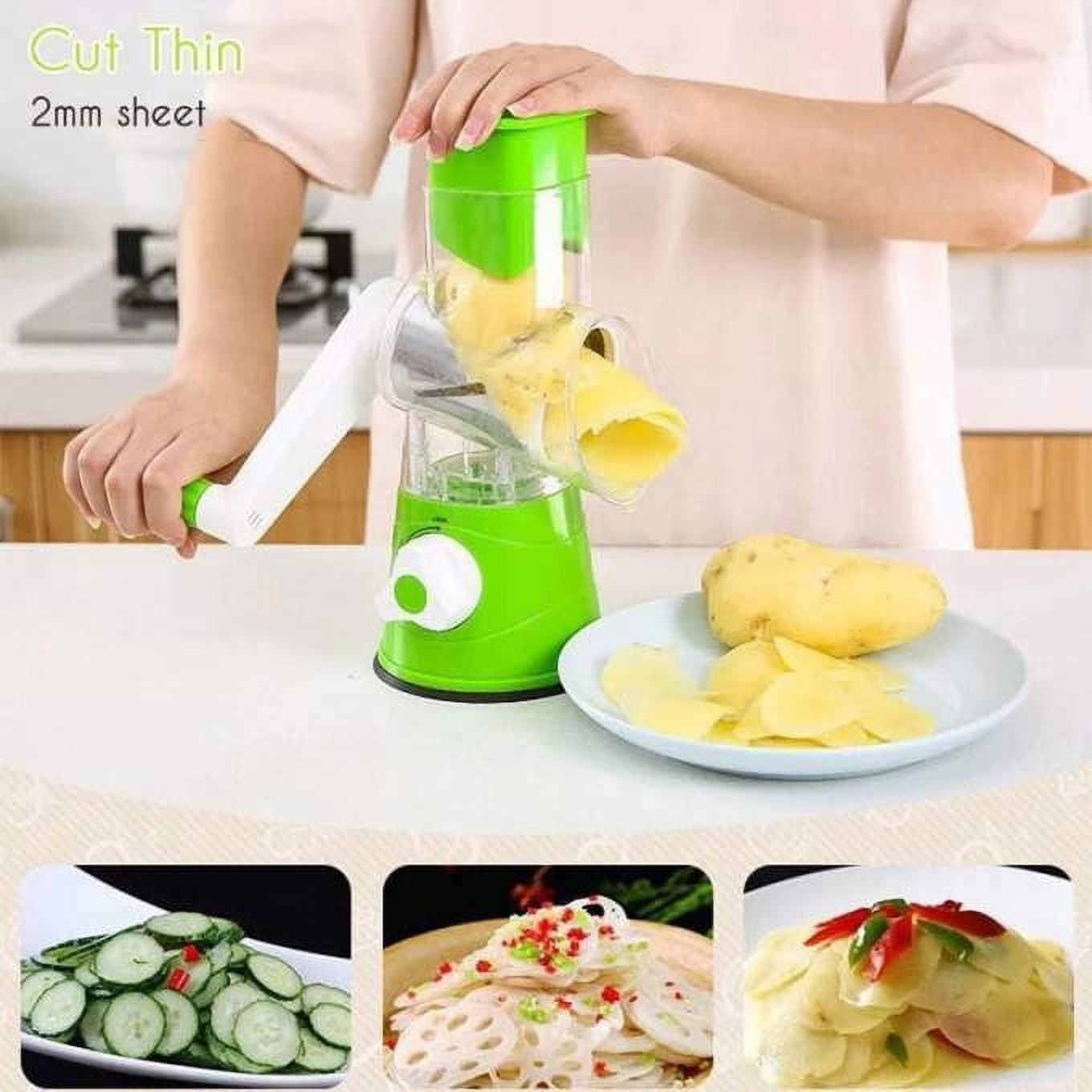 Click here for Egnmcr Cheese Graters Hand Crank Multi-Function Ve... prices