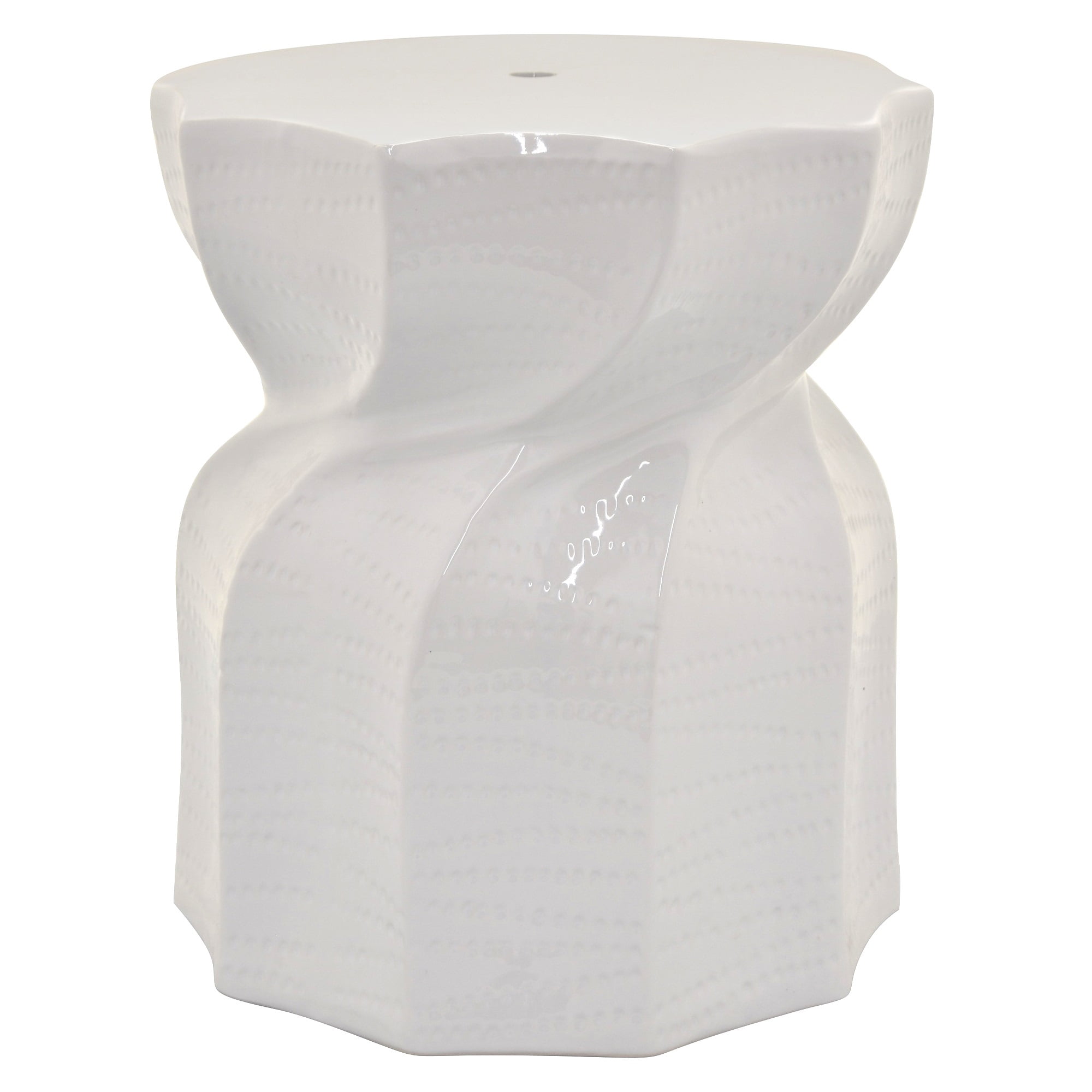 Plutus Modern Ceramic Plant Stand in White - Walmart.com