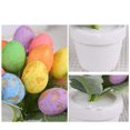 Easter 12cm Egg Pot, Creative Polyresin Handmade Garden Decor, Cute ...