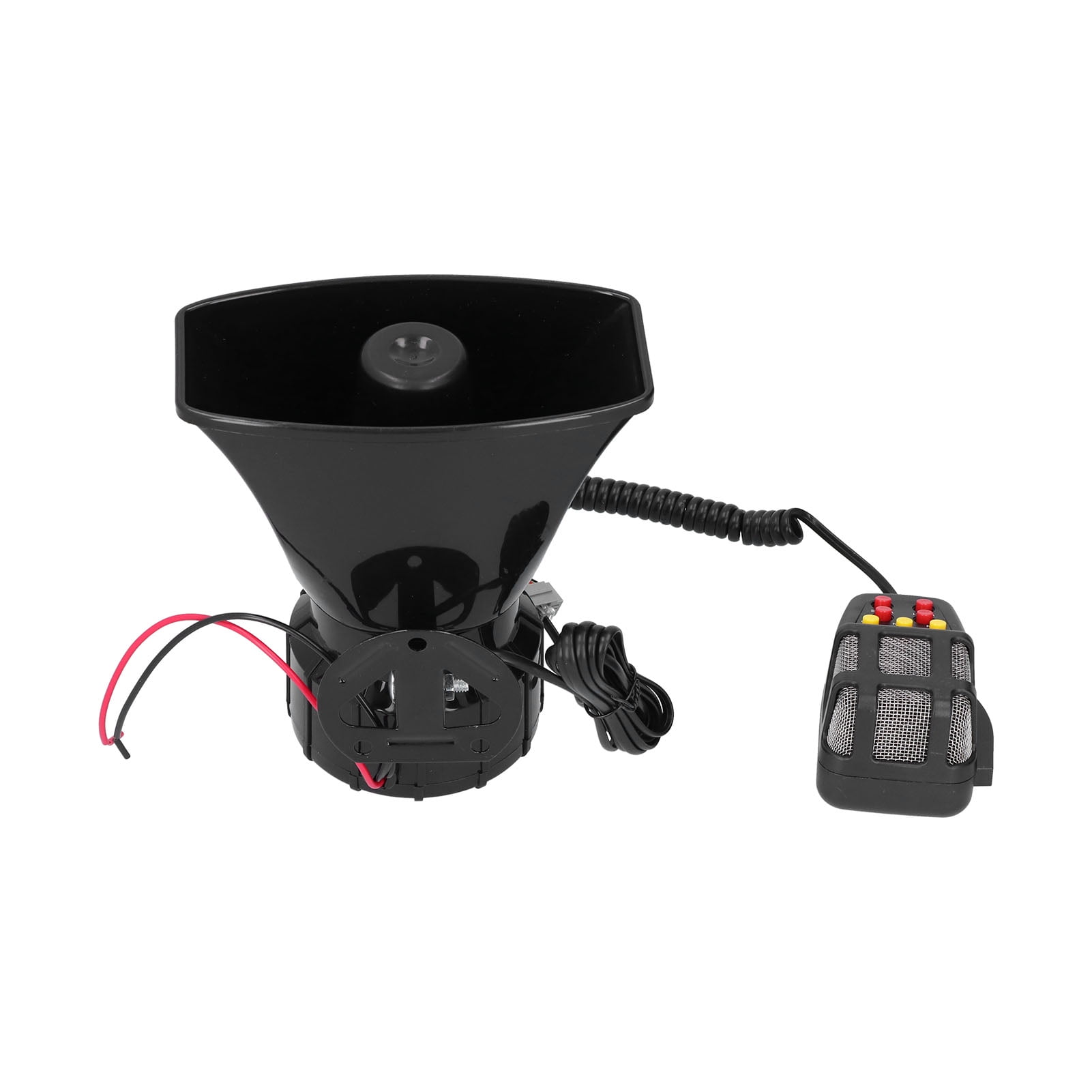 Emergency Sound Amplifier, Car Horn Siren Megaphone 7-Sound for 12V ...