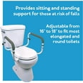 Toilet Safety Frame - Toilet Safety Rails With Adjustable Width ...