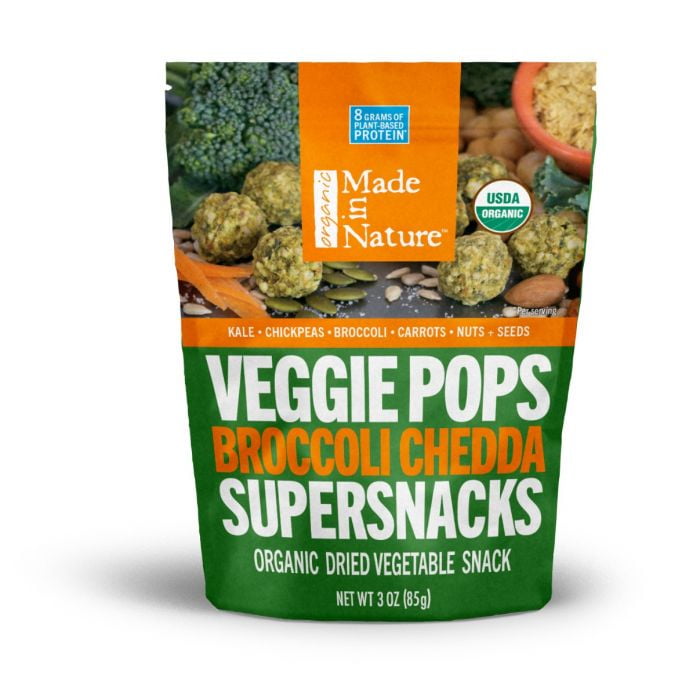 Made in Nature Broccoli Chedda Veggie Pops Snack, 3 oz - Walmart.com
