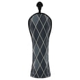 Haosy Carbon Black Block Golf Club Covers Driver Hybrid Wood Headcovers ...