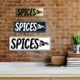 Signs ByLITA Standard Spices Sign (Ivory/Dark Brown) - Small - Walmart.com
