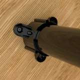 FORMUFIT F114ECT-BK-10 PVC Table Cap, Furniture Grade, 1-1/4" Size ...