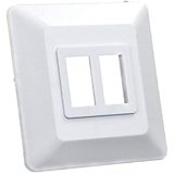 JR Products 13615 Switch Base and Face Plate - Double - Walmart.com
