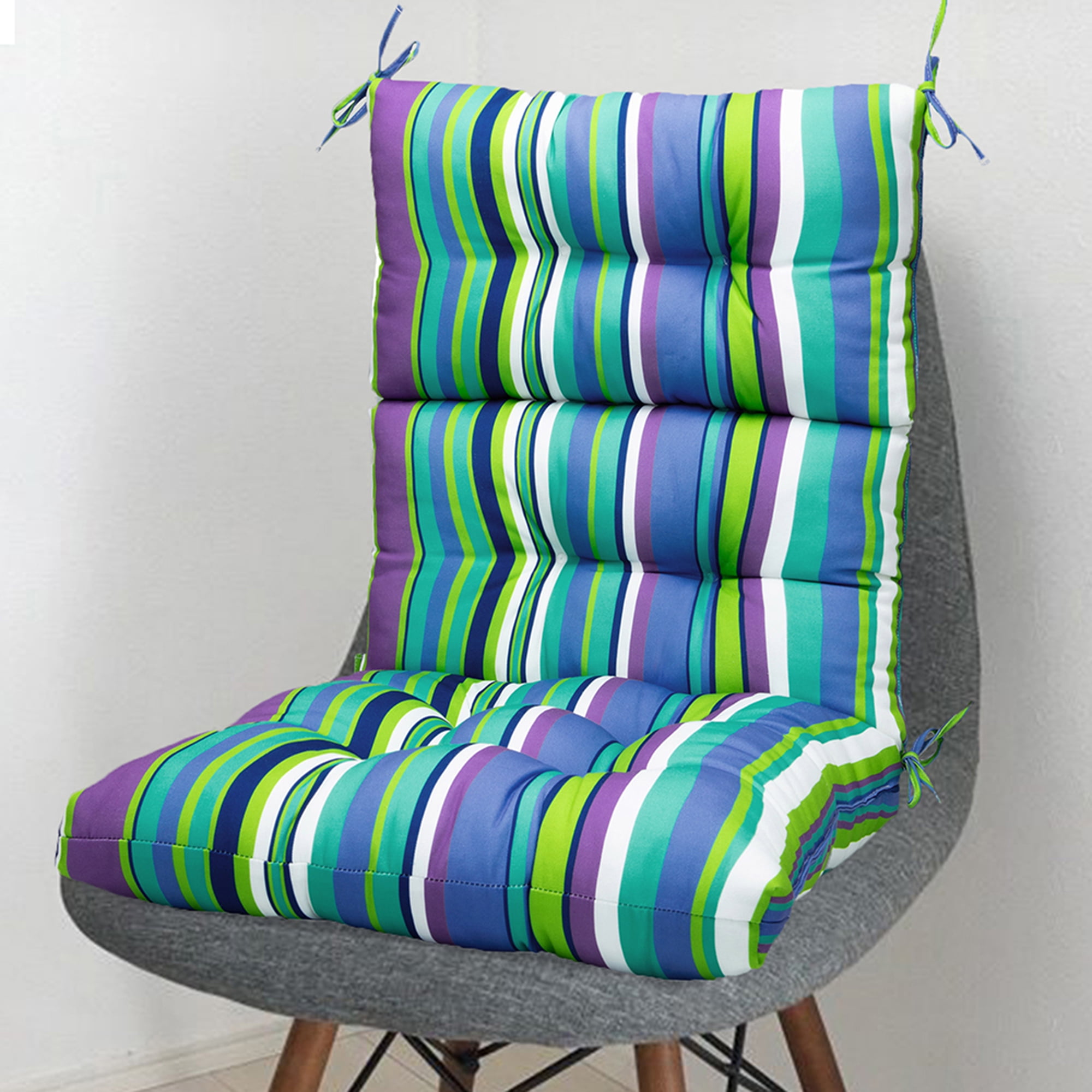 Multifunction Outdoor/Indoor Solid Stripe Pattern High Back Chair ...