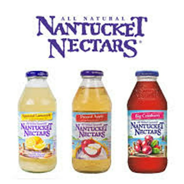 Nantucket Nectars Variety Pack 24 Plastic Bottles, 8 Big Cranberry, 8 ...