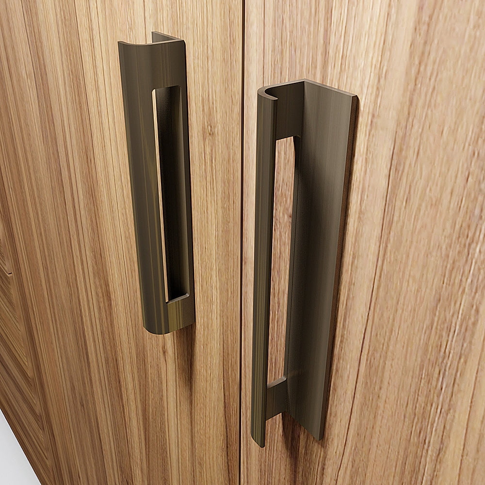 HRX Glass PH03- Stainless- Self-Stick Pull Handles for Kitchen Cabinet ...