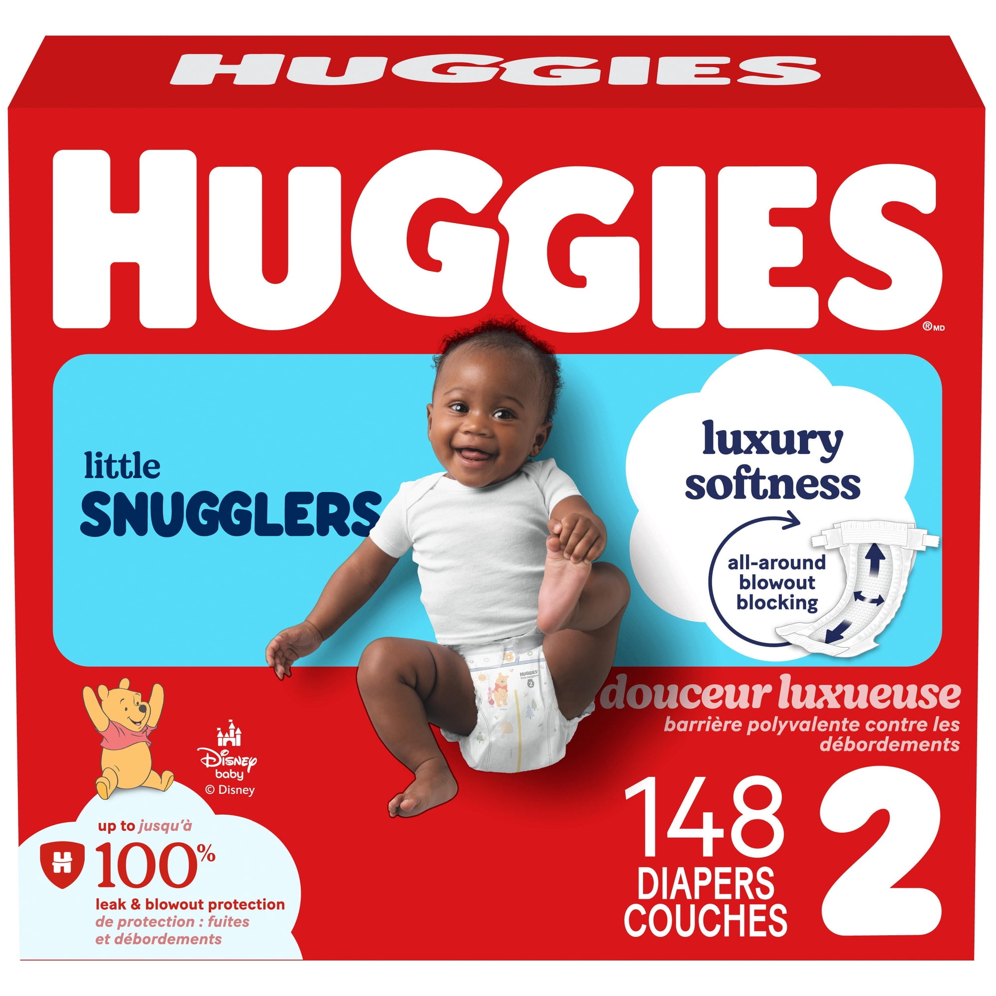 Click here for Huggies Little Snugglers Baby Diapers  Size 2 (12-... prices