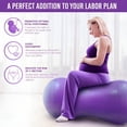 BESTSKY Peanut Shaped Yoga Ball,90 X 45 Cm Anti-Burst Exercise Ball,Pvc ...