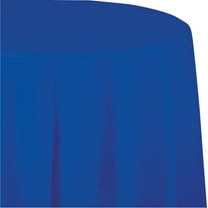 Cobalt Blue Round Plastic Tablecloths, 3 Count - Walmart.com