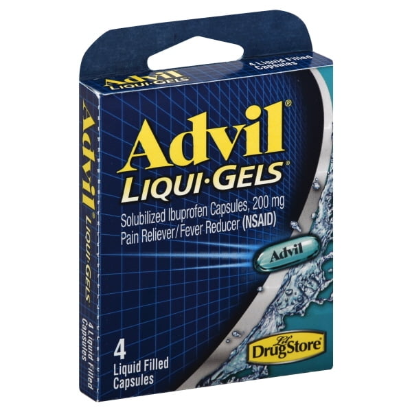 Advil Liqui Gels Pain Reliever or Fever Reducer, Liquid Filled Capsules ... Advil Liqui Gels Pain Reliever or Fever Reducer, Liquid Filled Capsules ...