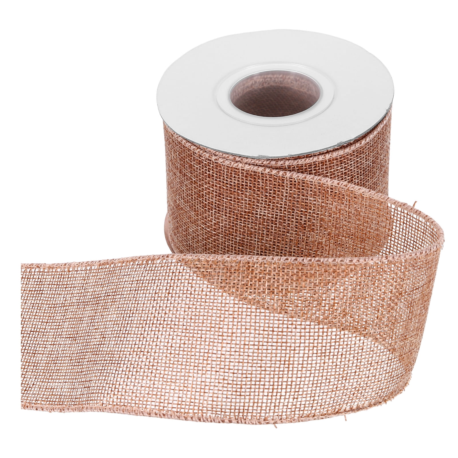 Click here for Uxcell Burlap Wired Ribbon 2-1/2 X 10 Yard Wired E... prices