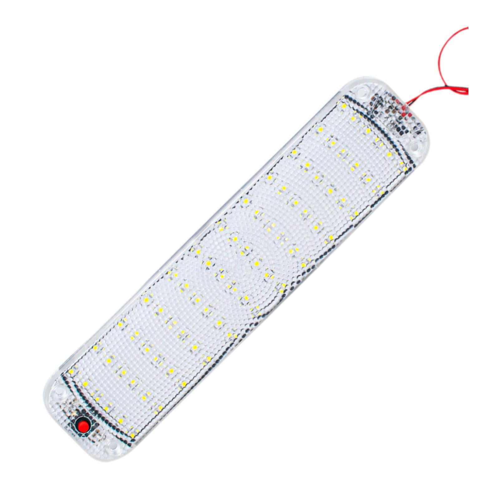 Barra de LED genérica, 10 W, 72 LED con interruptor de encendido ...