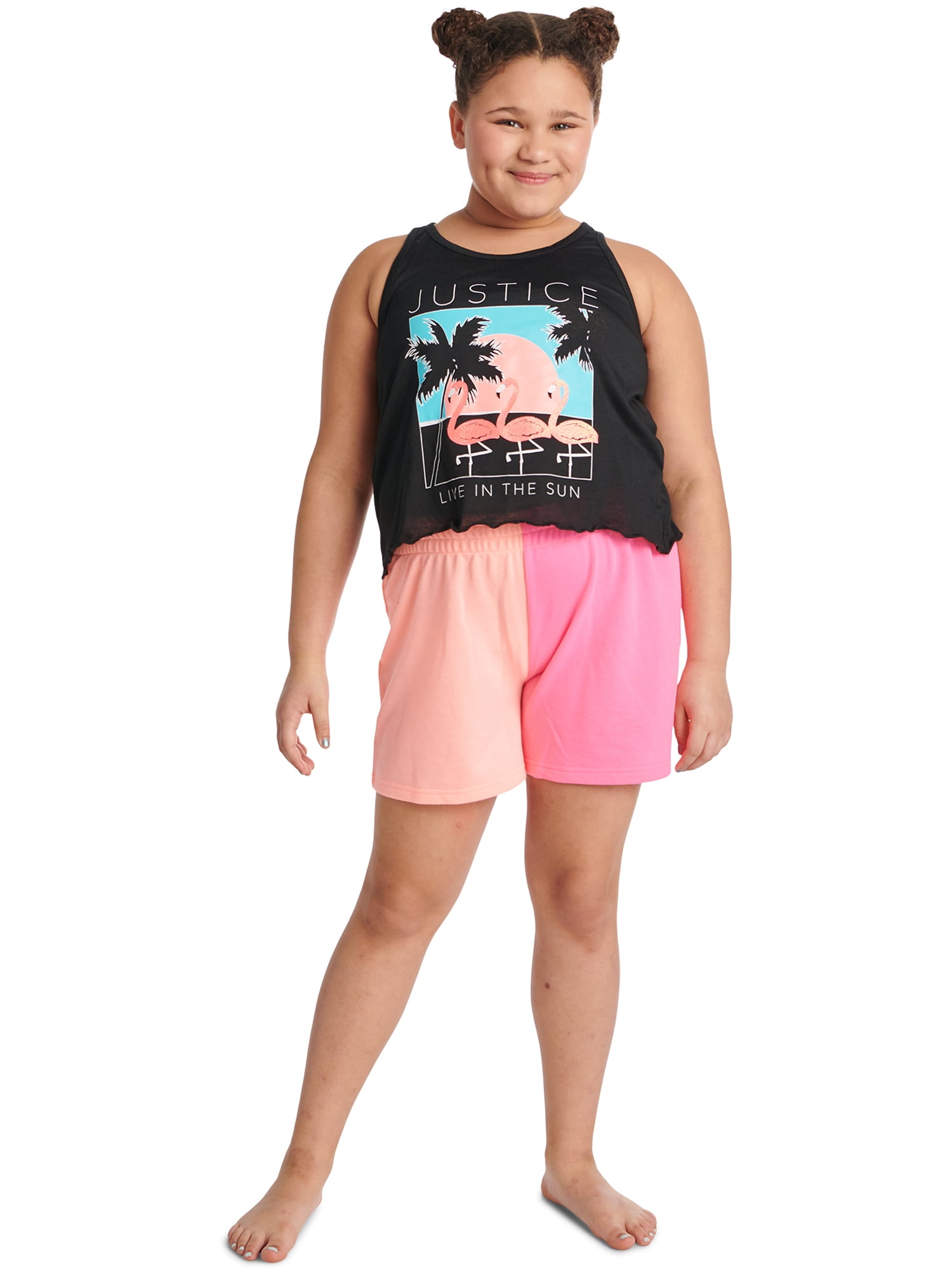 Buy Justice Girls Tank Pajamas Set, 2-Piece, Sizes 4-18 & Plus Online ...