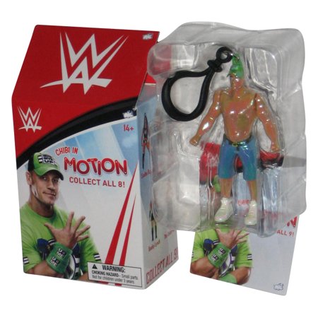 WWE Wrestling John Cena Metallic Version Chibi In Motion Bullsi Toy ...