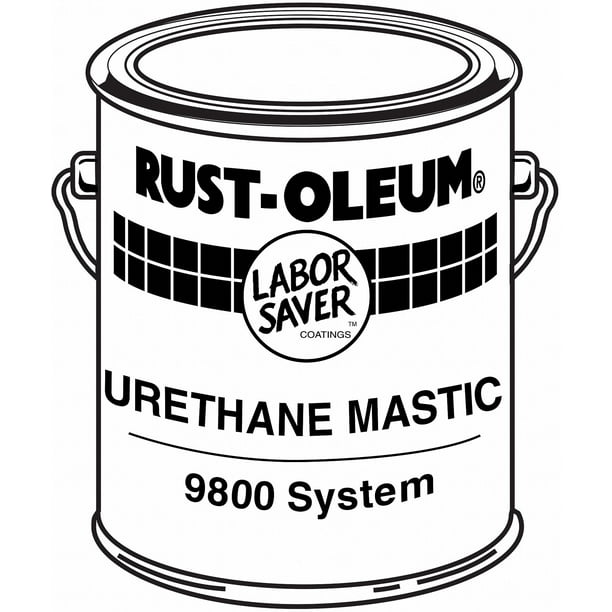 Rust-Oleum Urethane Mastic Coating,Aluminum,1 gal 9815419 - Walmart.com