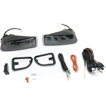 DELTA LIGHTS 100 Series Chrome Thinline Xenon Clear Fog Light Kit with ...