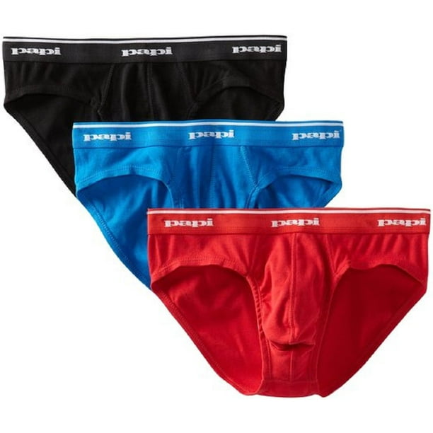 Papi Men's 3 Pack Low Rise Brief - 554101 - Walmart.com