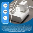 Universal Travel Plug Adapter M8 Max, Compatible for Europe, Asia ...