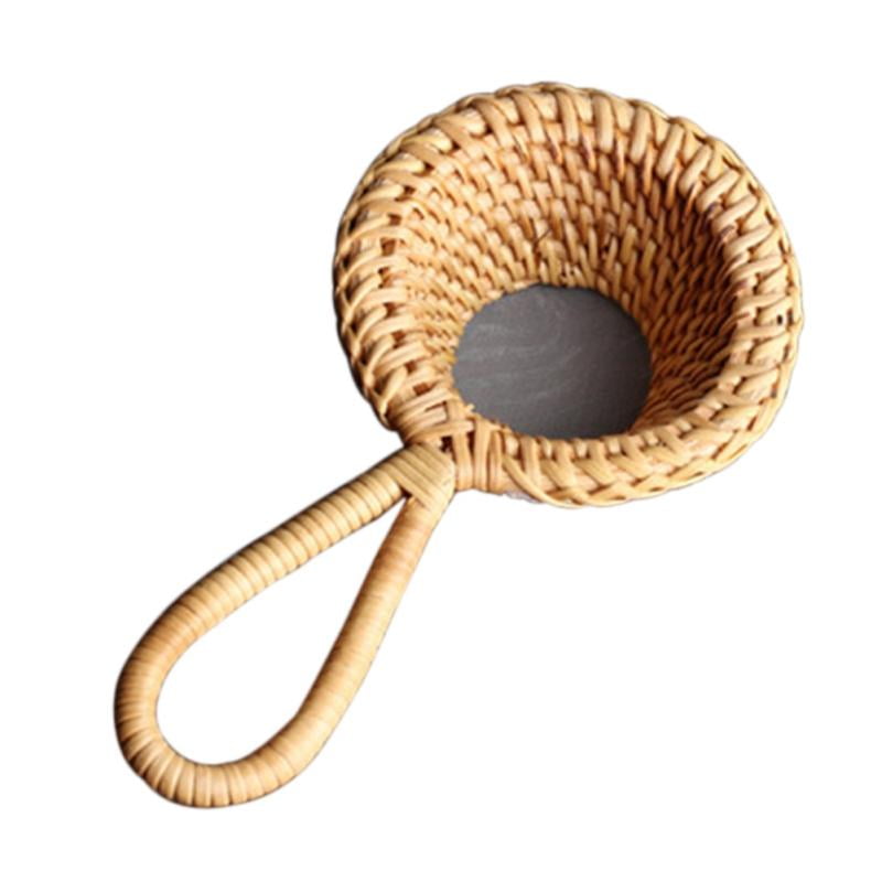 Long-Handle Tea Strainers Natural Bamboo Tea Filter Japanese-style ...