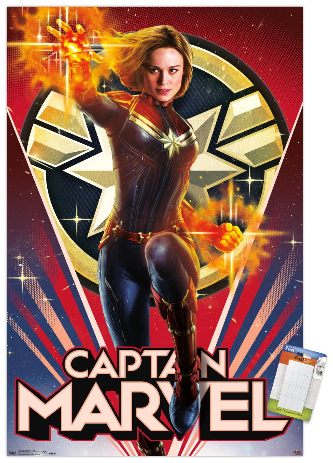 Marvel Cinematic Universe - Captain Marvel - Heroic Wall Poster, 14.725 ...