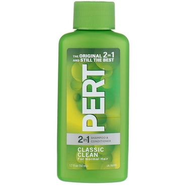 Pert Plus Classic Clean 2 in 1 Shampoo Plus Conditioner, 1.7 Oz ...