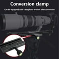120mm Quick Release Plate Adapter 1/4 3/8inch Screw Compatible for DSLR ...