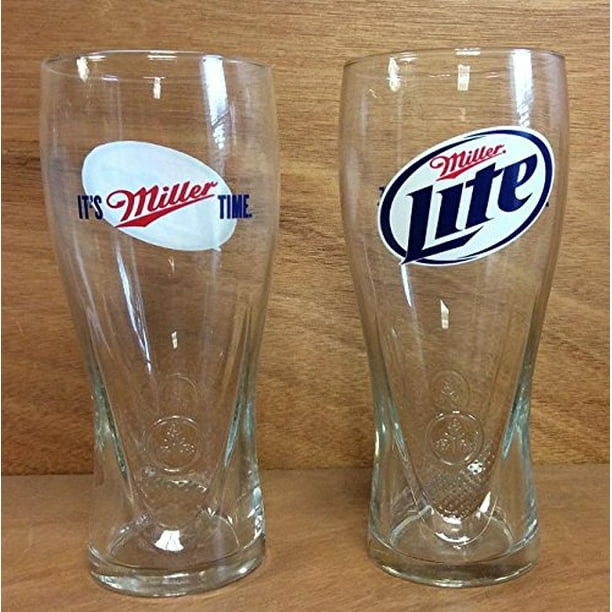 Miller Lite"It's Miller Time" Signature Beer Pint Glass - Walmart.ca