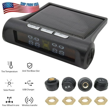 Car Tire Pressure Monitor, Wireless TPMS with Tire Pressure Monitor ...