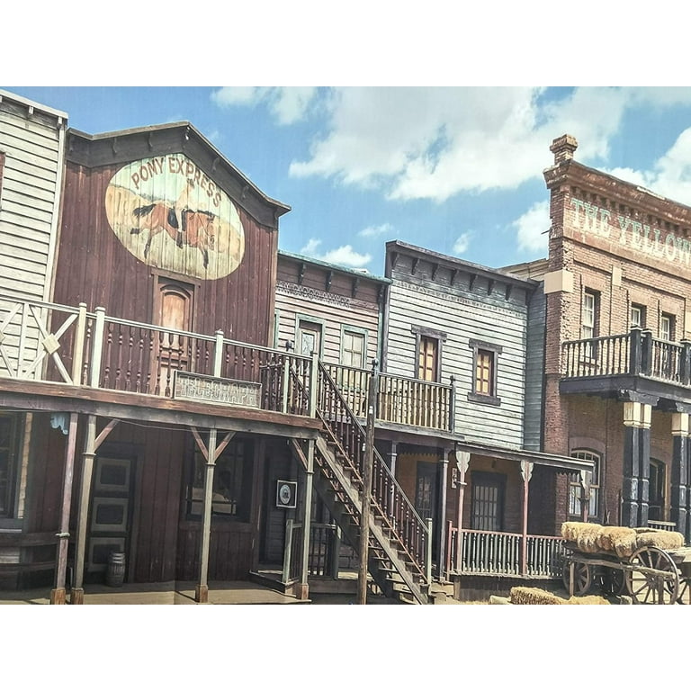 Western Town Backdrop