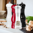 Color pepper mill, prickly ash, coarse salt seasoning, plastic grinder ...