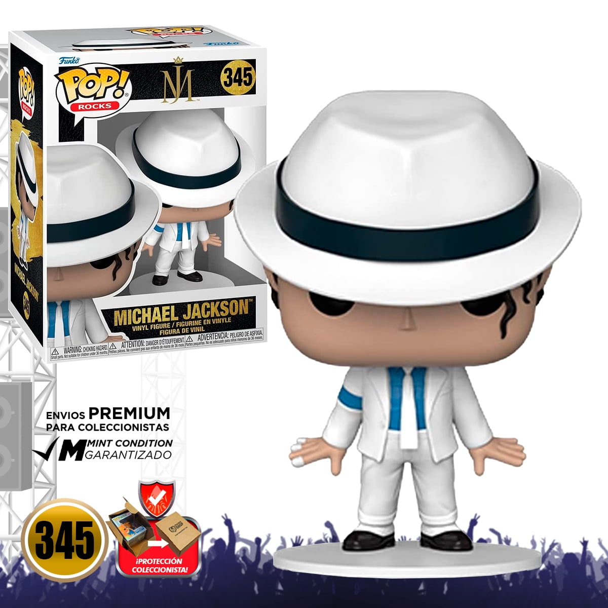 Funko Pop Michael Jackson #345 Smooth Criminal Original Funko Traje ...