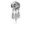 Pandora 797200 Sterling Silver Spiritual Dreamcatcher Dangle Charm ...