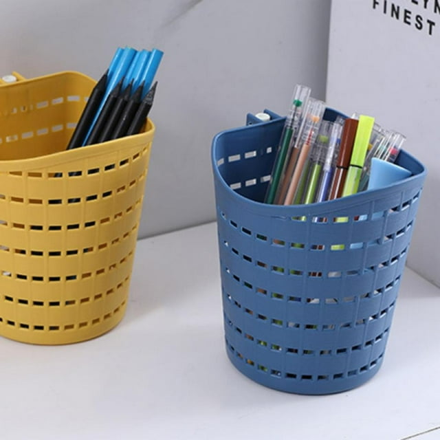 Rotatable Single Hook Hanging Baskets Bathroom Plastic Storage Basket ...