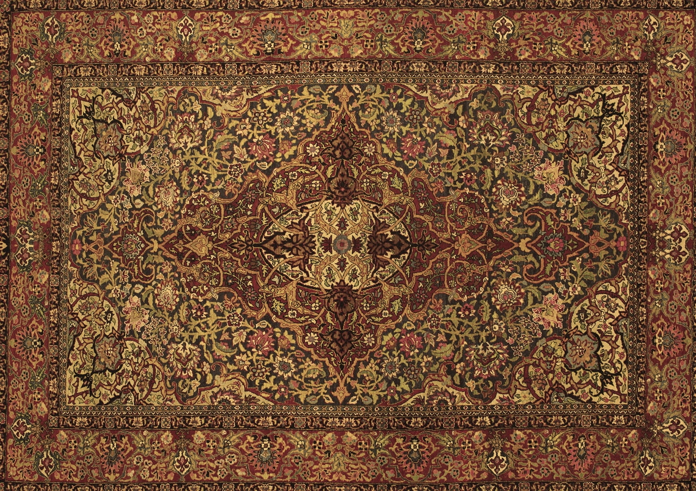 Ahgly Company Indoor Rectangle Persian Brown Traditional Area Rugs, 7 ...